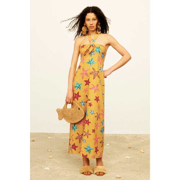 Simon Miller | Dresses | Simonmiller X Rtr Del Linen Maxi Dress | Poshmark